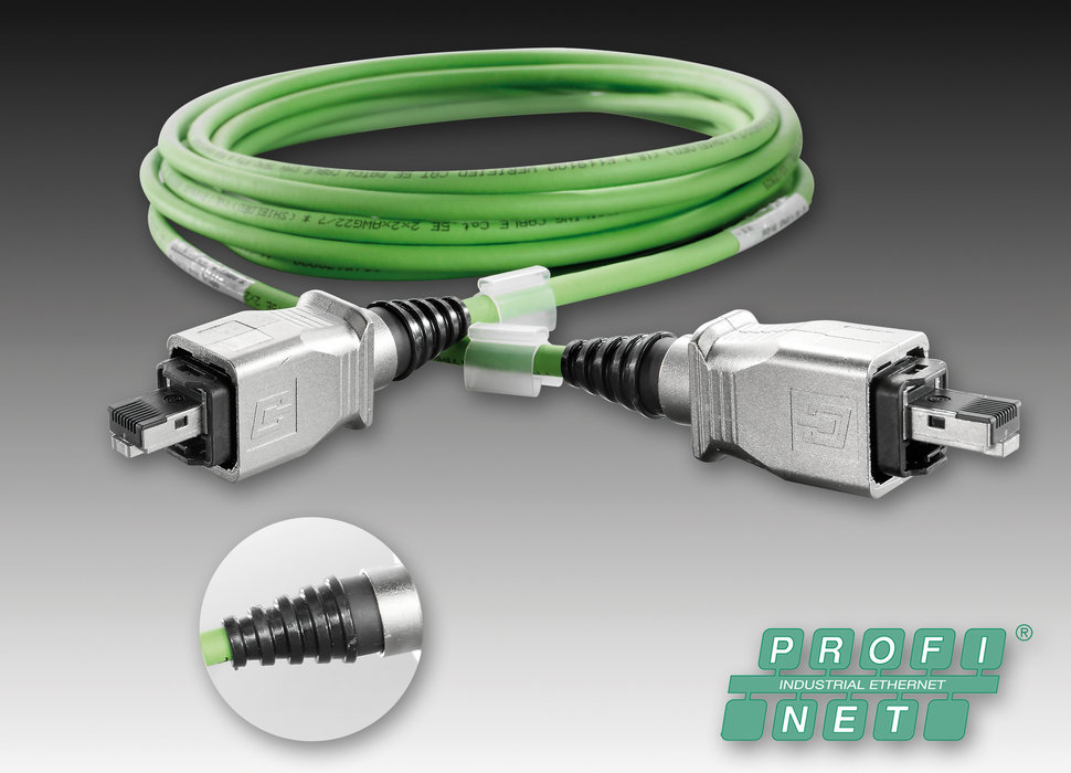 Cabo Ethernet Industrial da Weidmüller para PROFINET: cabos de Ethernet ...